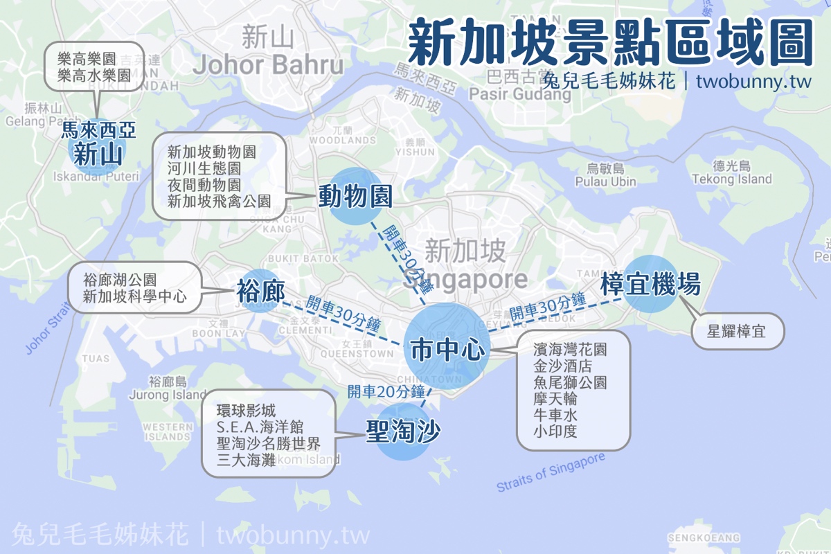 2025 新加坡自由行景點地圖攻略｜TOP18 新加坡必玩景點＆地鐵一日遊行程推薦 @兔兒毛毛姊妹花