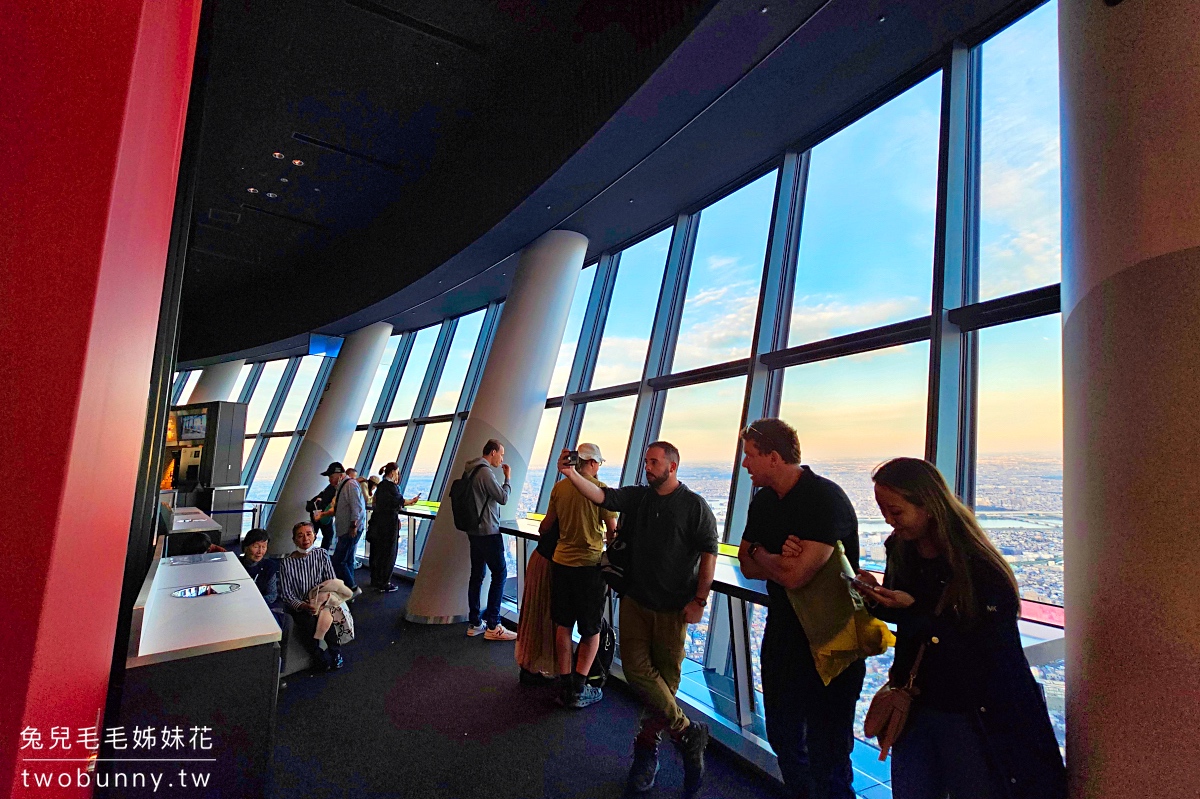 TOKYO SKYTREE 東京晴空塔展望台天望甲板、天望迴廊～世界第一高塔賞東京夜景 @兔兒毛毛姊妹花