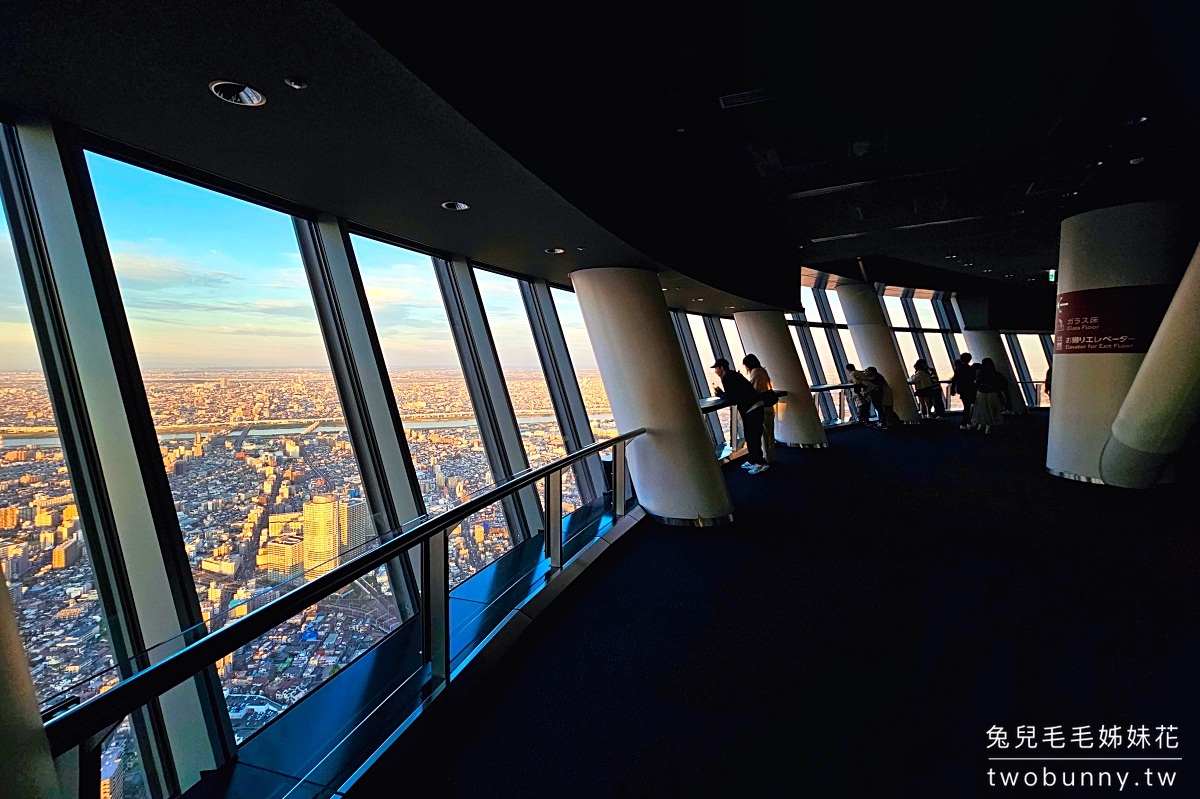 TOKYO SKYTREE 東京晴空塔展望台天望甲板、天望迴廊～世界第一高塔賞東京夜景 @兔兒毛毛姊妹花